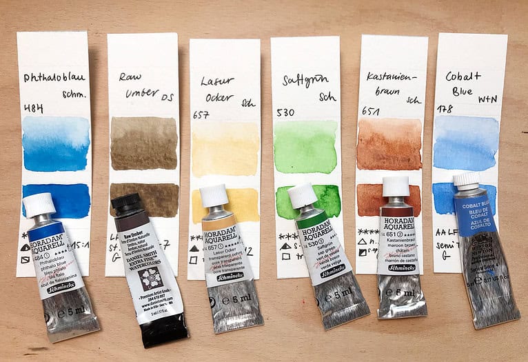 An introduction to watercolor pigments - things you need to know about ...
