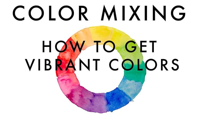 How to get vibrant mixes using the right primary colors with watercolor ...