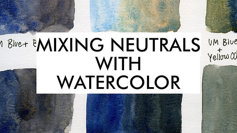How to mix interesting neutrals and greys with watercolor | Julia ...