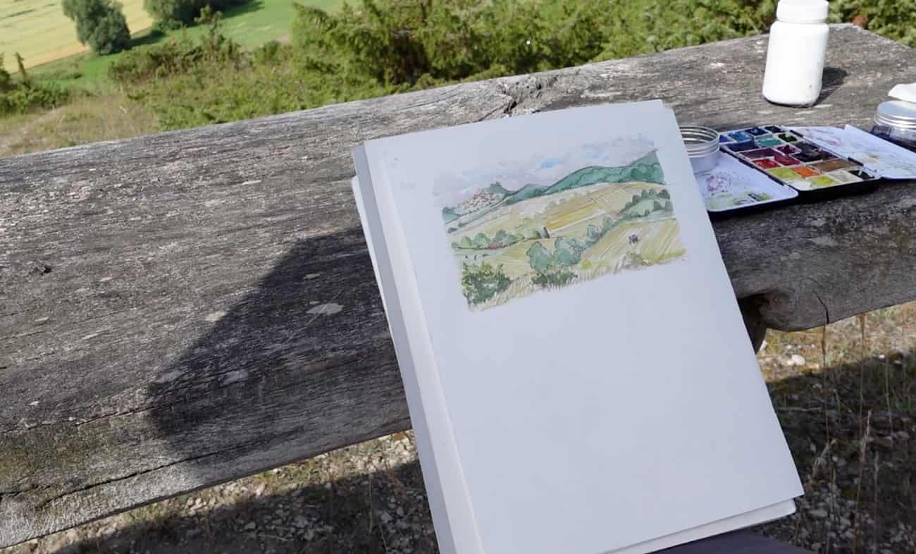 Capturing the impression of a place quickly - basic landscape sketching ...