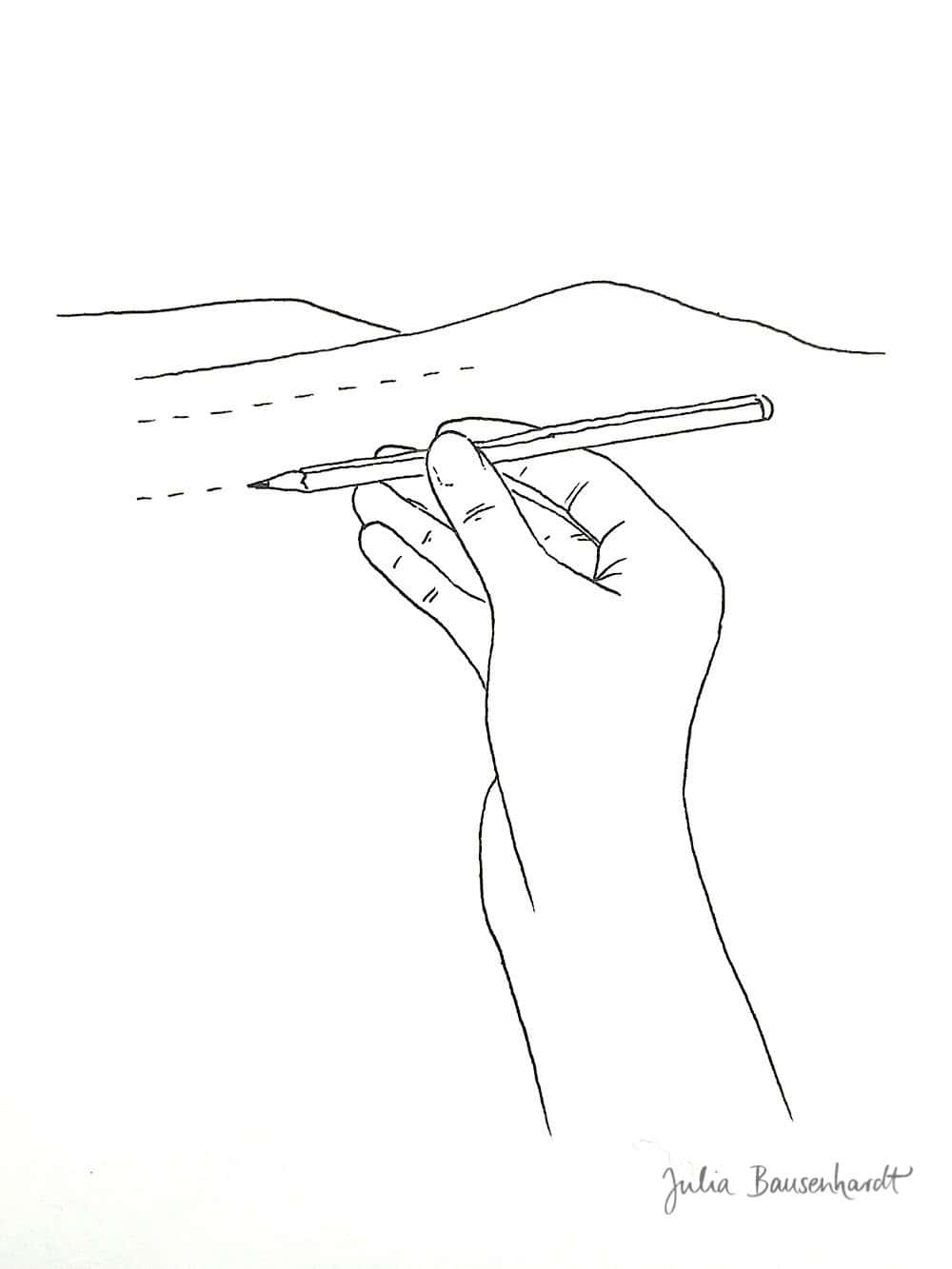 Tips for more precise drawings by measuring angles | Julia Bausenhardt